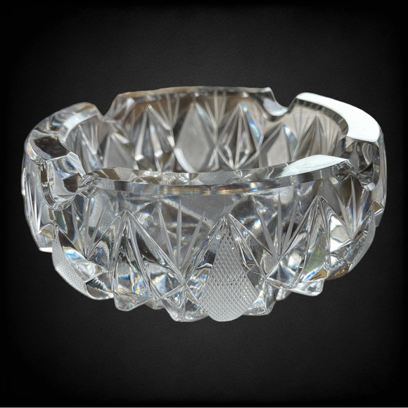 Accents | Vintage Heavy Cut Crystal Imperlux Genuine Handcut Lead ...